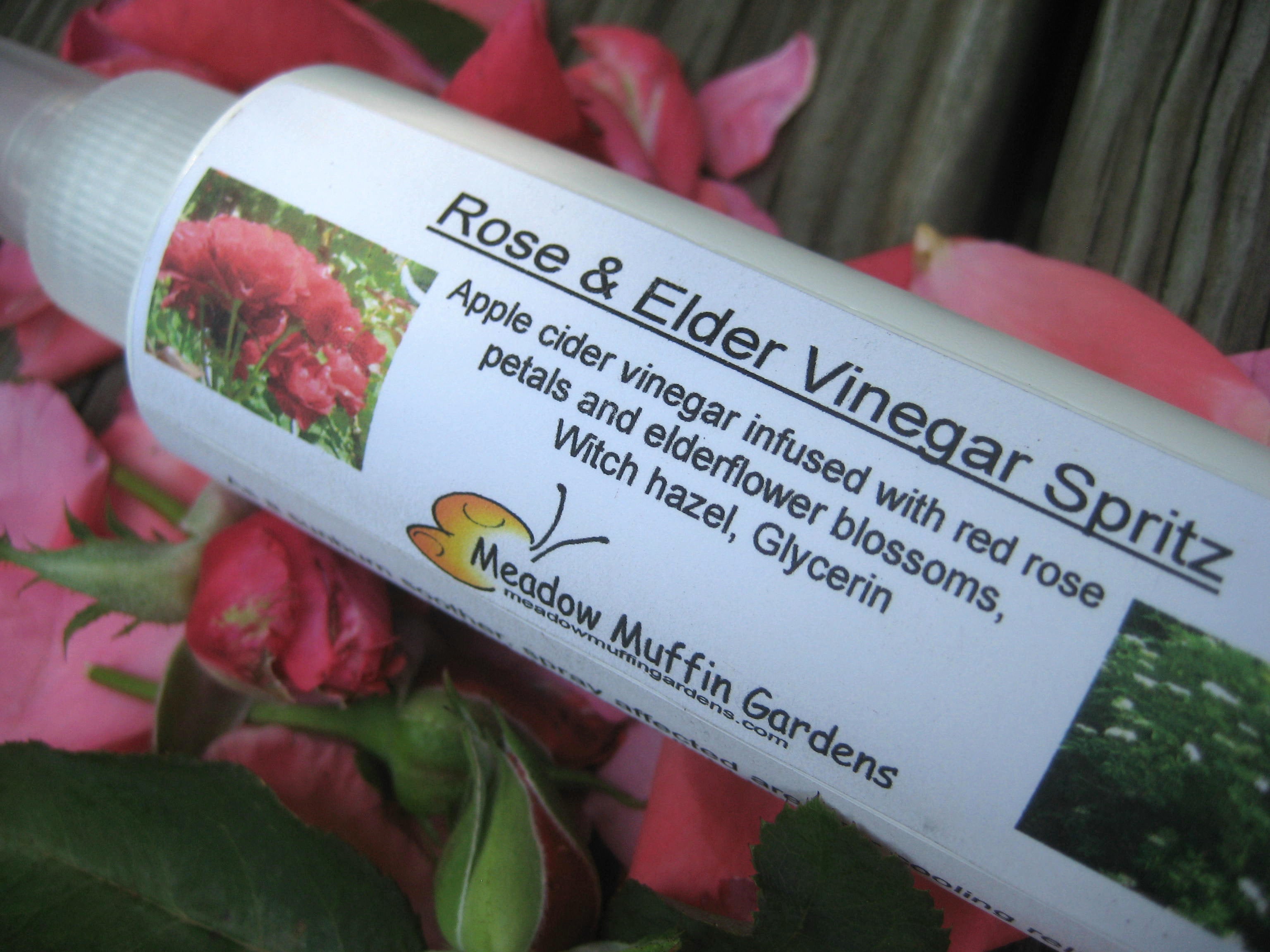 Rose and Elderflower Vinegar Spray for Sunburn Relief | Meadow Muffin ...