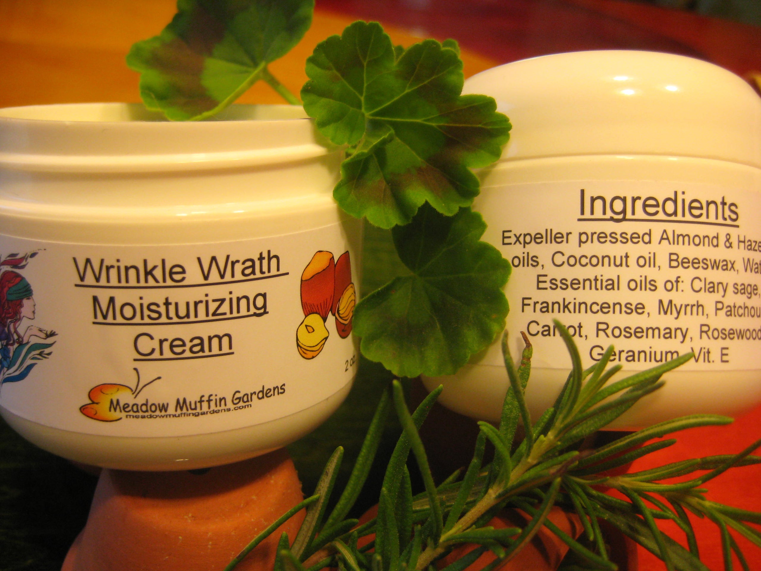 Wrinkle Wrath Moisturizing Facial Cream | Meadow Muffin Gardens